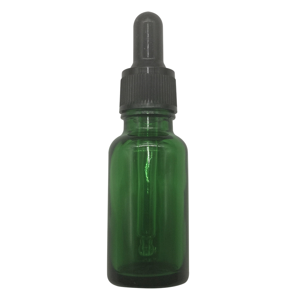 20ml Round Glass Essential Oil Bottle / Rubber Dropper