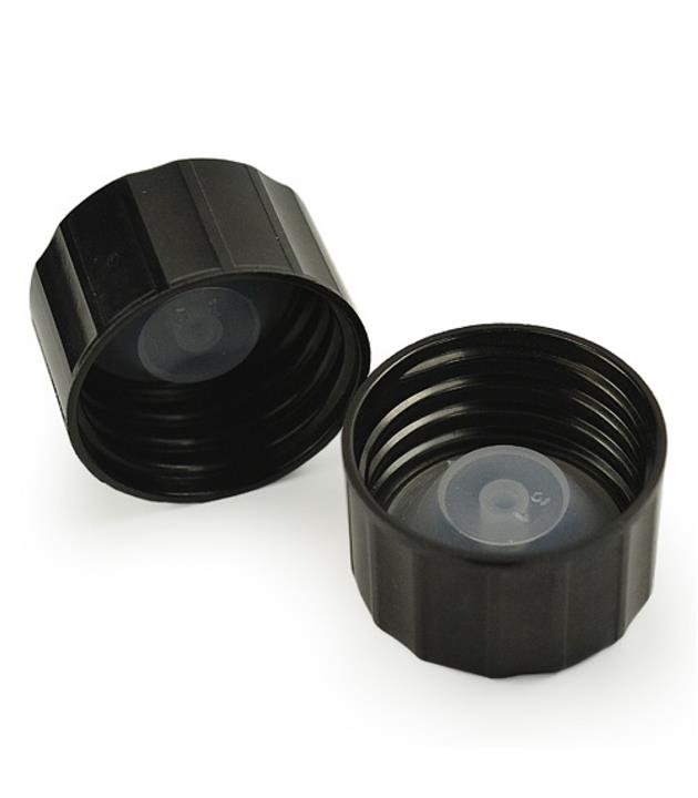 1L Bottle Round Amber Glass / Essential Oil / Screw cap and stopper