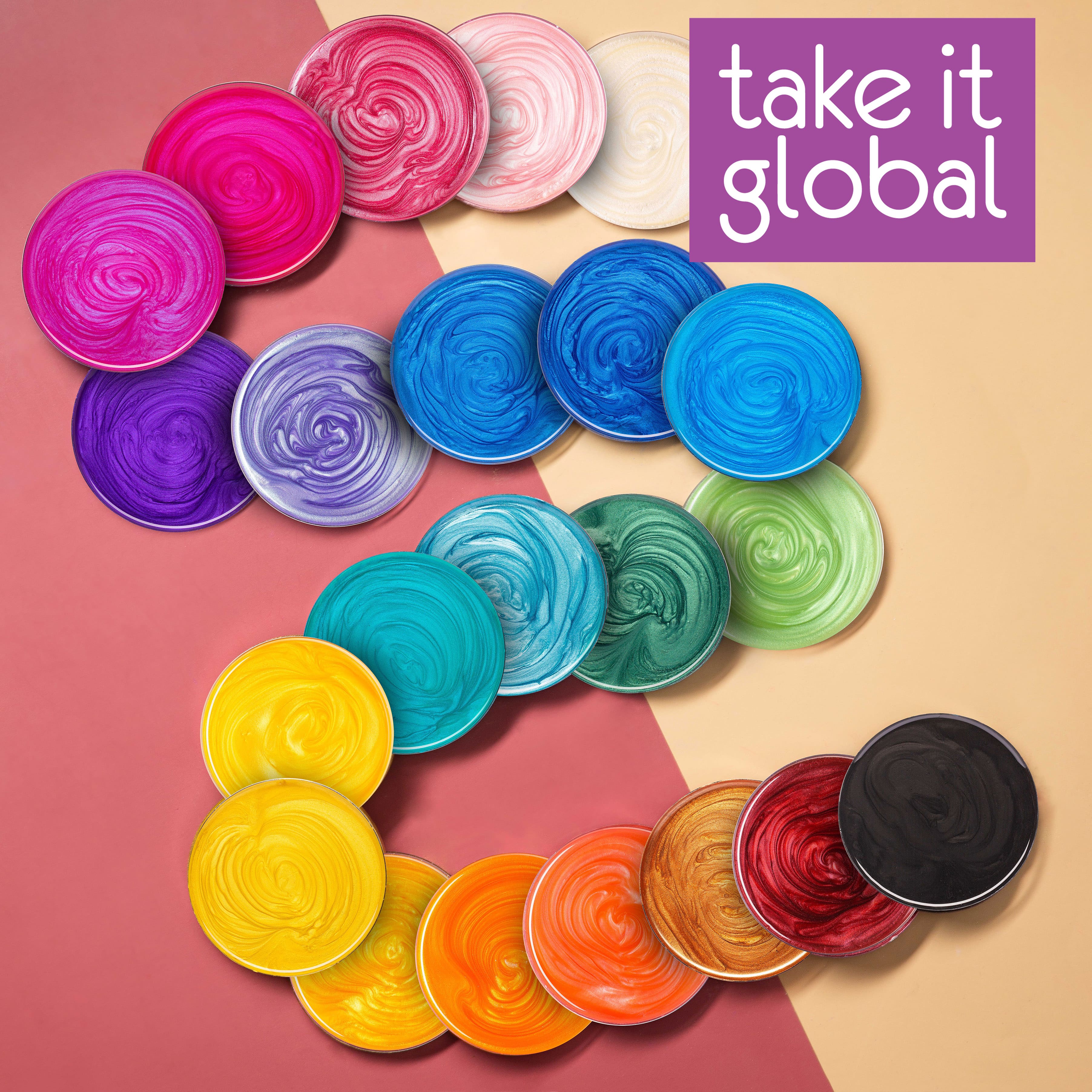 Pigment Dye Colorant Oil Soluble - Pearlized - Shiny / Warm - Cool Col